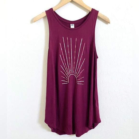 Old Navy | Tops | Graphic Sun Tank Top | Poshmark